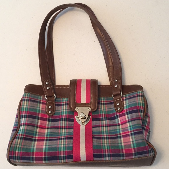 Chaps | Bags | Chaps Plaid Purse | Poshmark